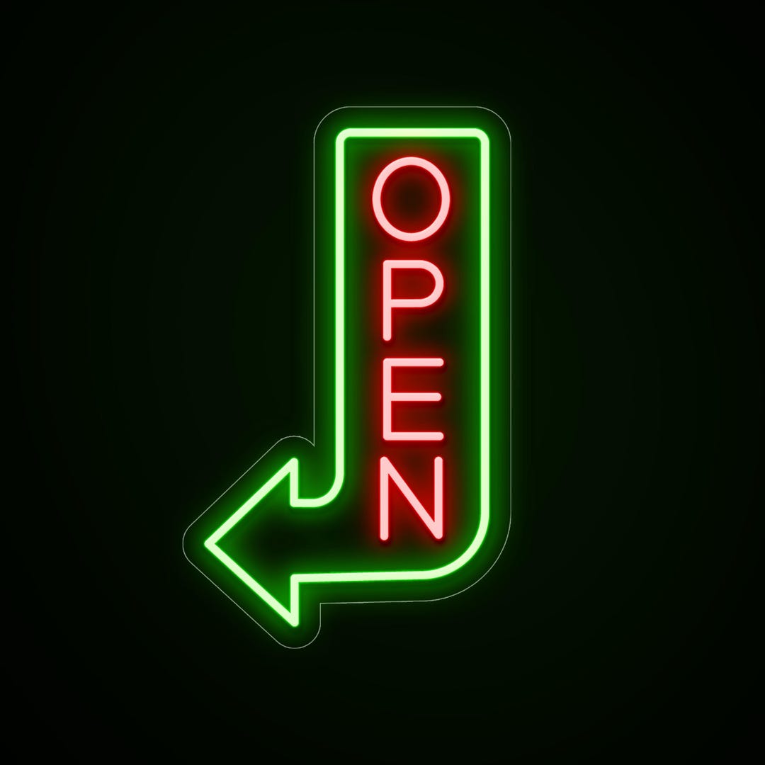 Neon Open Sign Colorful, Outdoor Open Sign, Bar Open Sign, Light UP Led ...