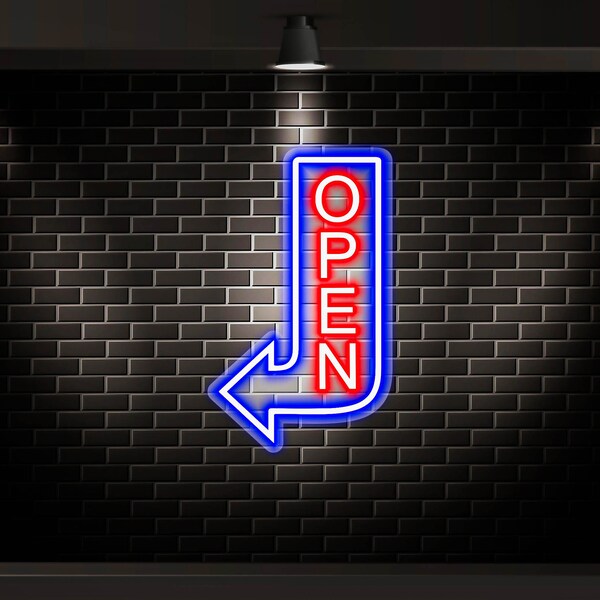 Lighted Open Sign - Etsy