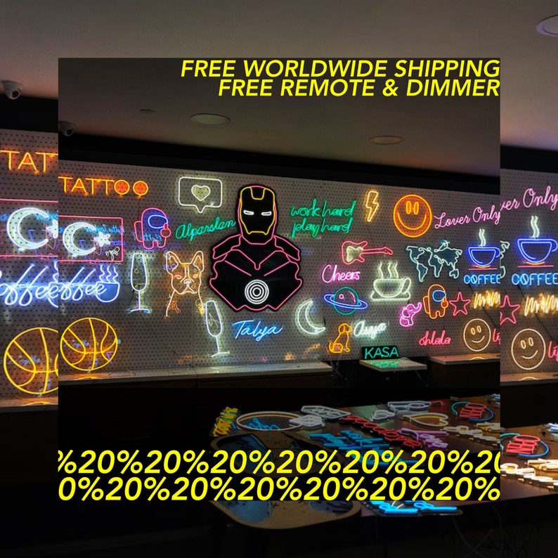 Custom Neon Signs Neon Name Sign Room Decor Personalized Gifts Wedding ...