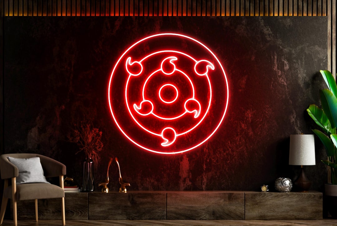 Anime Naruto Neon Sign Logo - LED Neon Sign Wall Art, Unique Wall Decor ...