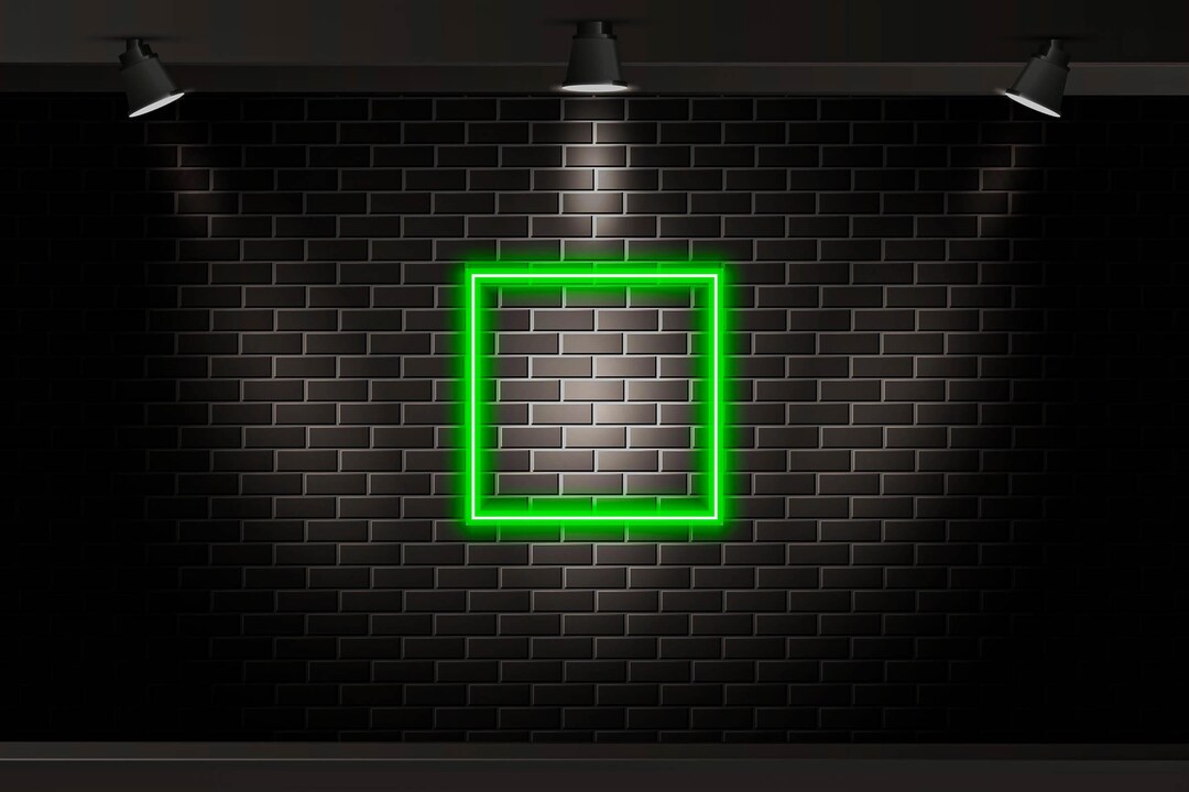 ZEN Square Neon Sign, Led Neon Light Cyberpunk Decor, Japanese Enso ...