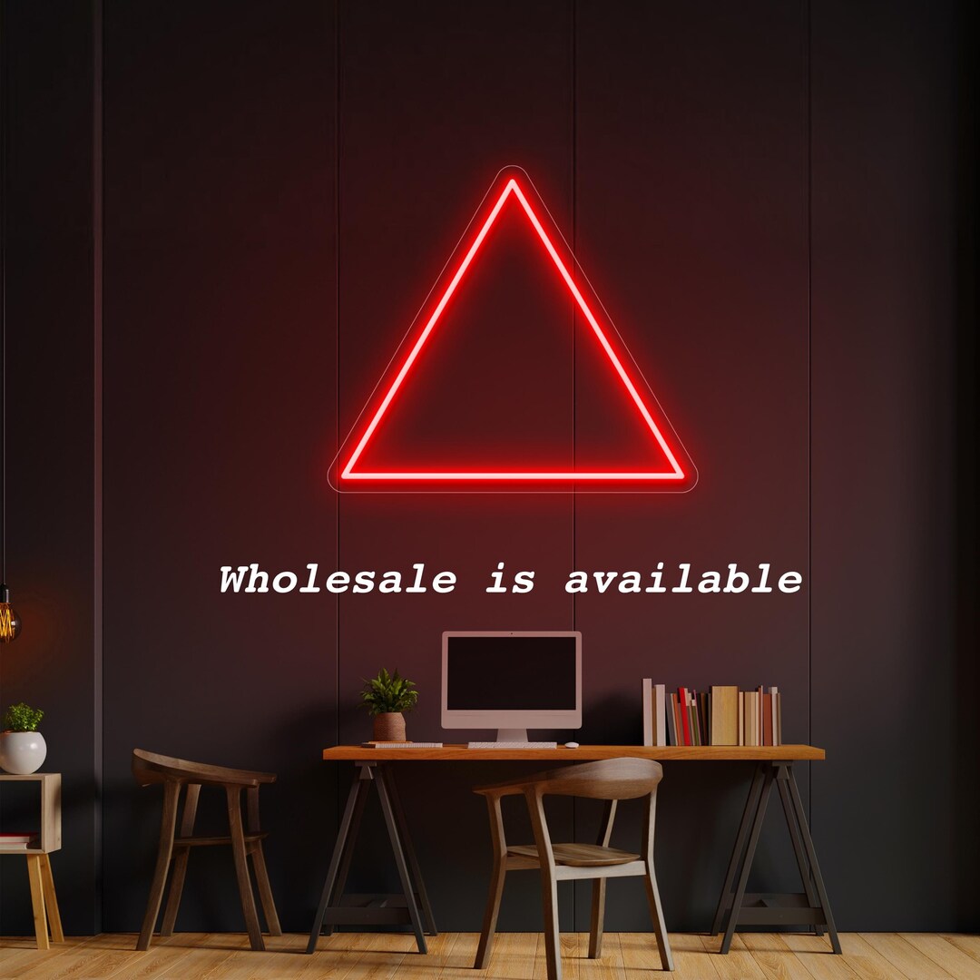 Wholesale Triangle Neon Sign, Custom LED Wall Light for Bar, Restaurant ...