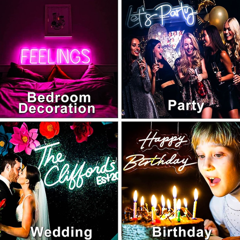 Vertical Live Tattoo Neon Sign Wall Decor With Arrow, Custom Tattoo ...