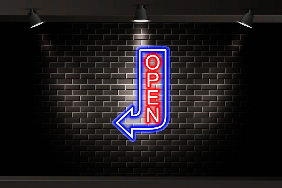 Neon Open Sign Outdoor Open Sign, Bar Open Sign Light up Open Sign ...