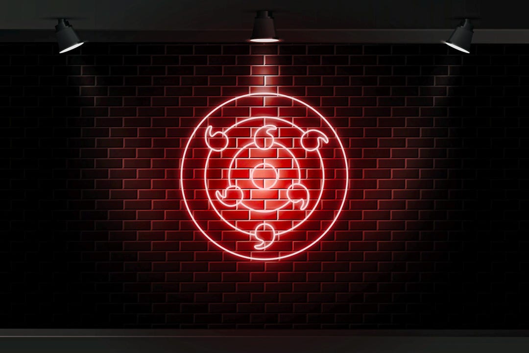 Anime Naruto Neon Sign Logo LED Neon Sign Wall Art, Unique Wall Decor ...