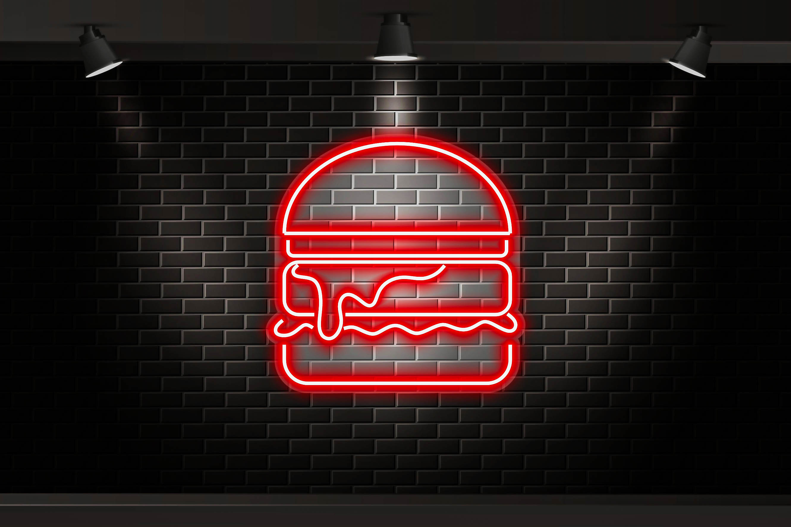 Restaurant Burger Neon Sign, Fast Food Custom Neon Sign, Burg Led Neon ...