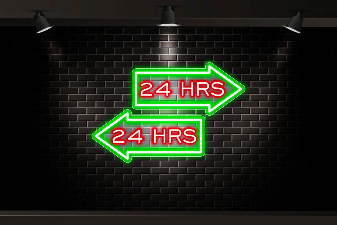 Arrow Neon Sign, Open Neon Sign, Direction Lights Sign, Led Business ...