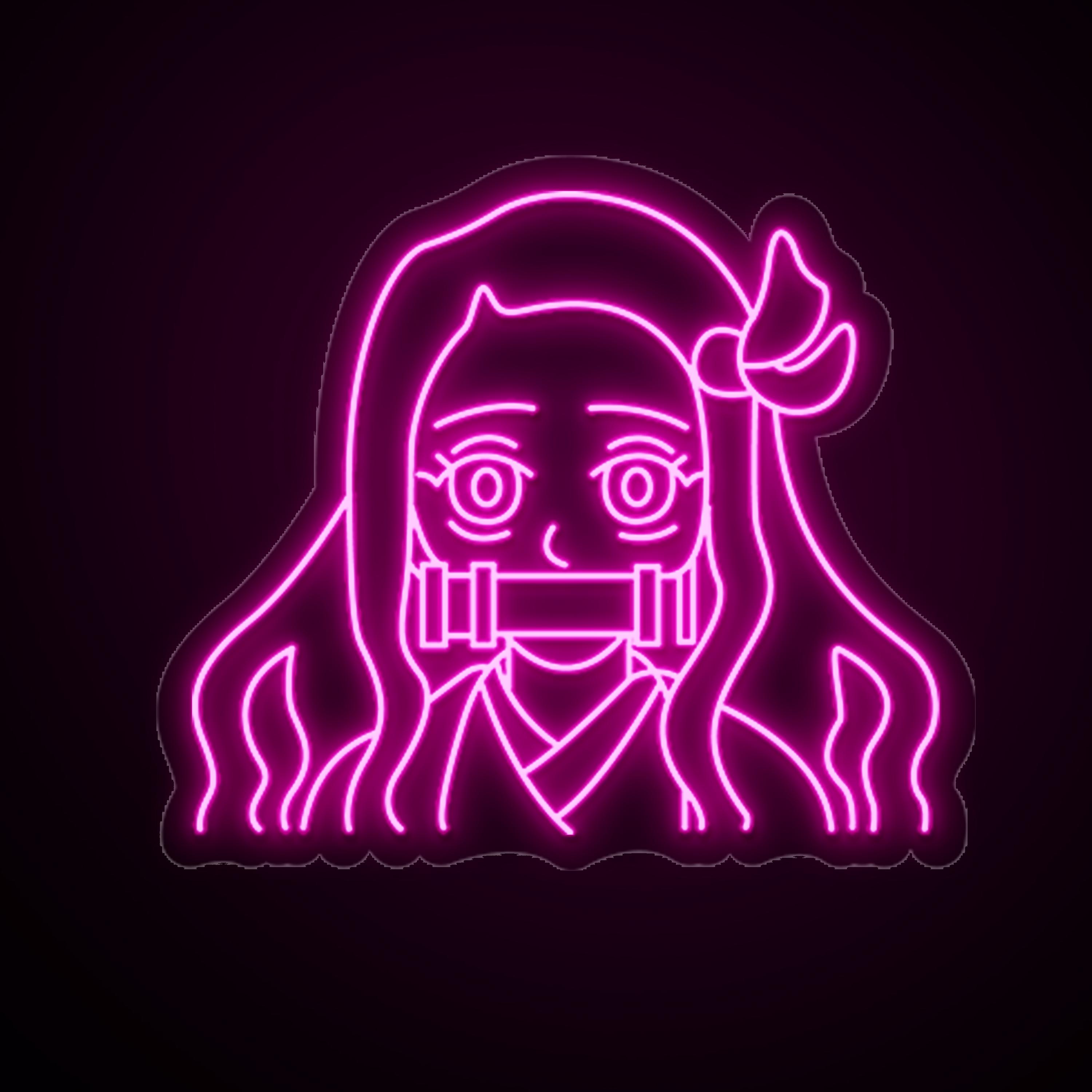 Anime Girl Neon Sign, Anime Led Sign, Custom Anime Lights, Anime Wall ...