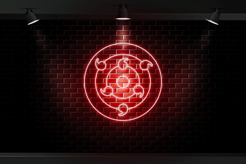 Anime Naruto Neon Sign Logo - LED Neon Sign Wall Art, Unique Wall Decor ...