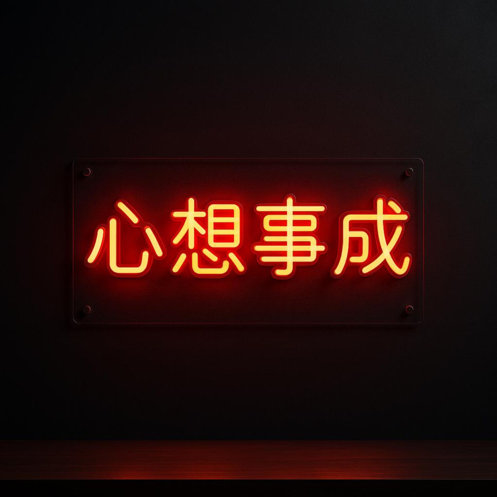 Custom Neon Hieroglyphs Chinese, Korean, Japanese Sign | Mandarin ...