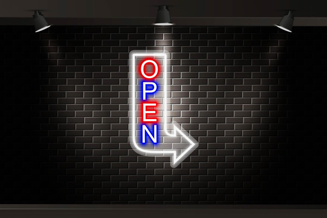 Neon Open Sign for Outdoor Bars, Business Outdoor Led Open Sign ...