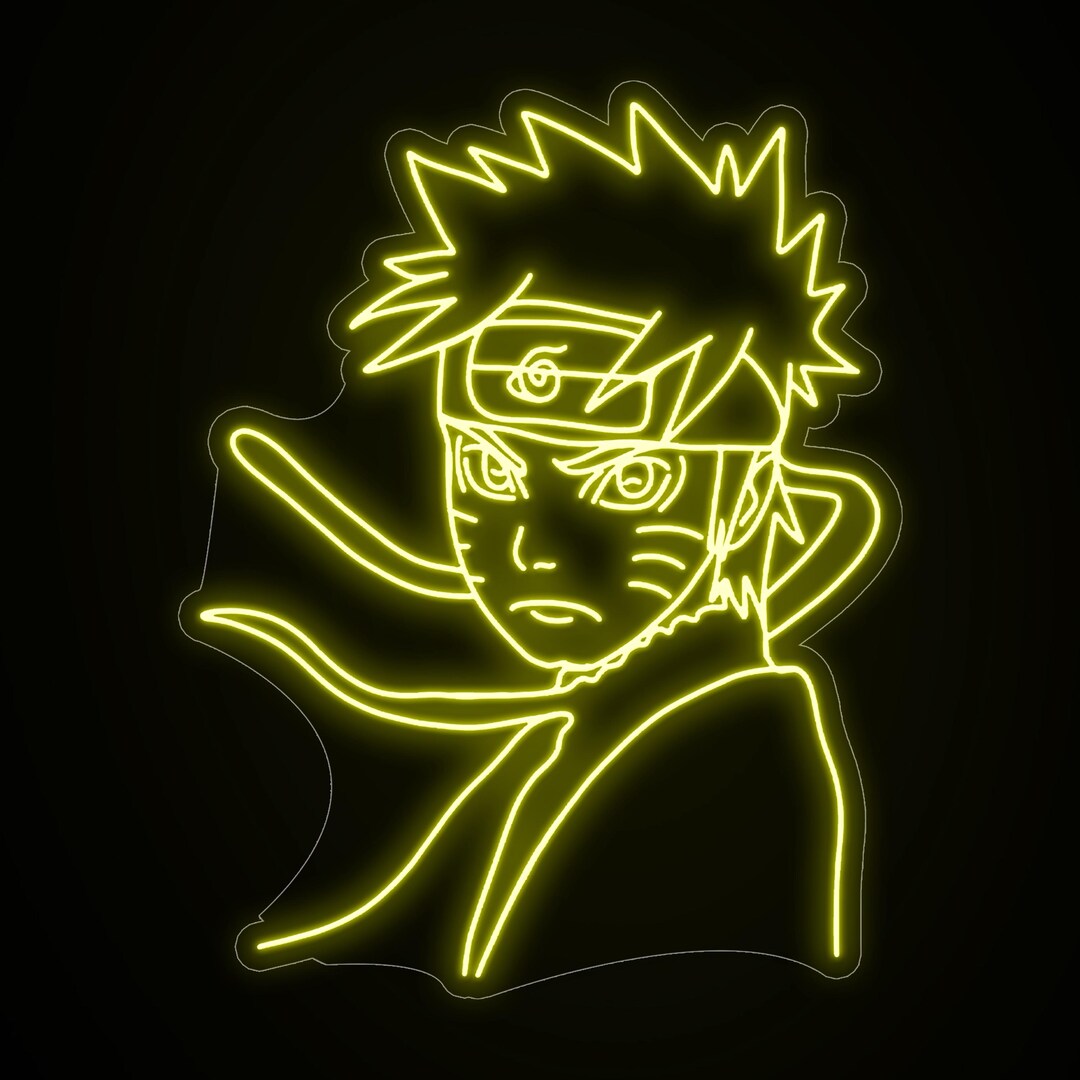 Anime Naruto Neon Sign, Anime Led Sign, Custom Anime Lights, Anime Wall ...
