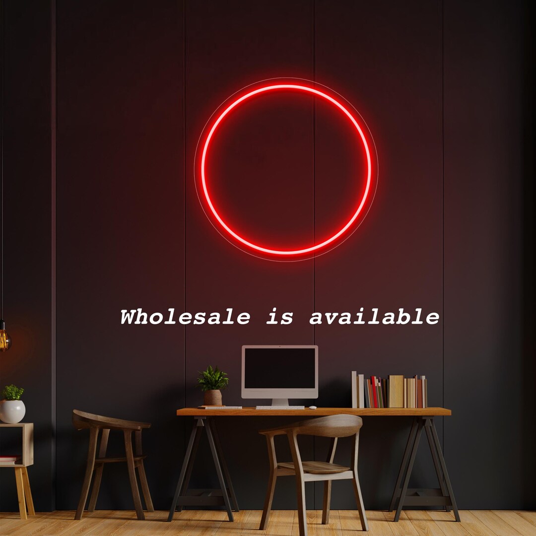 Wholesale Zen Enso Circle Neon Sign, Custom LED Wall Decor for ...