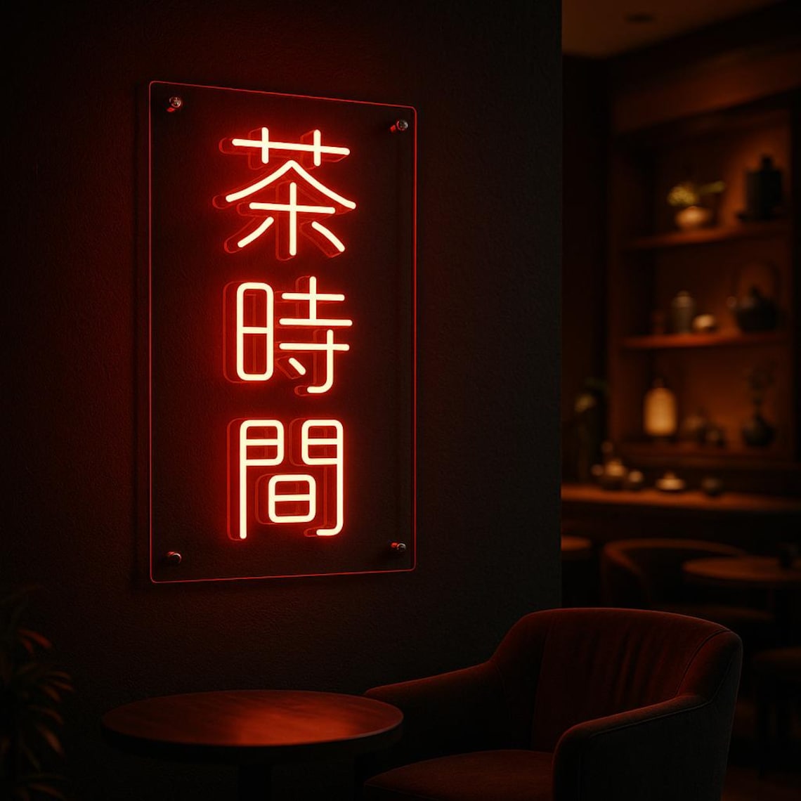 Custom Neon Hieroglyphs Chinese, Korean, Japanese Sign | Mandarin ...