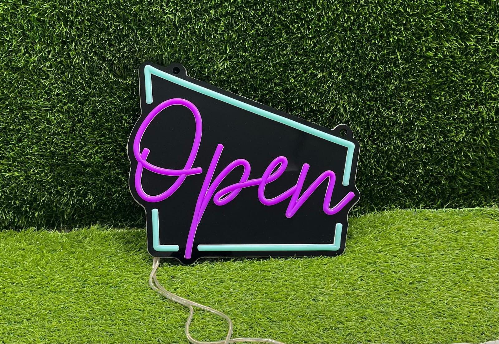 Double-sided Open Closed Neon Sign Waterproof | Custom LED Neon Sign ...