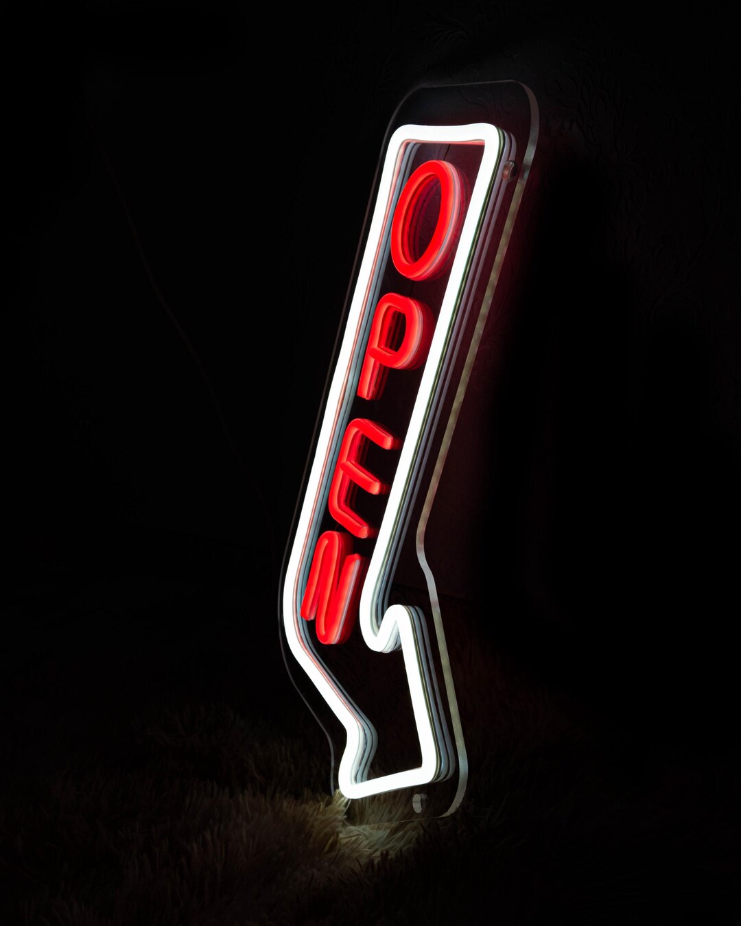Neon Open Sign Arrow Lights, Outdoor Open Sign, Bar Open Sign, Light UP ...