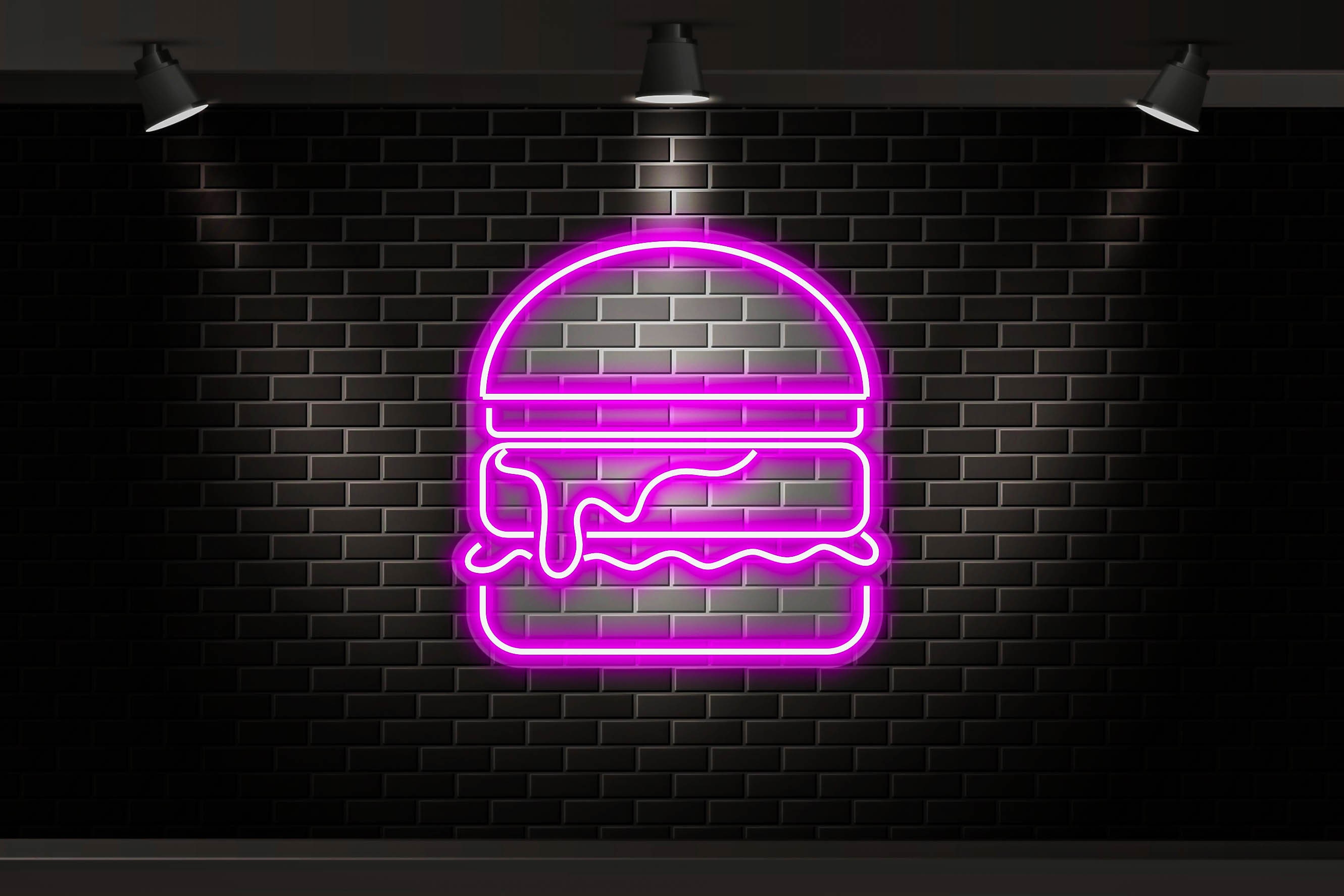 Restaurant Burger Neon Sign, Fast Food Custom Neon Sign, Burg Led Neon ...