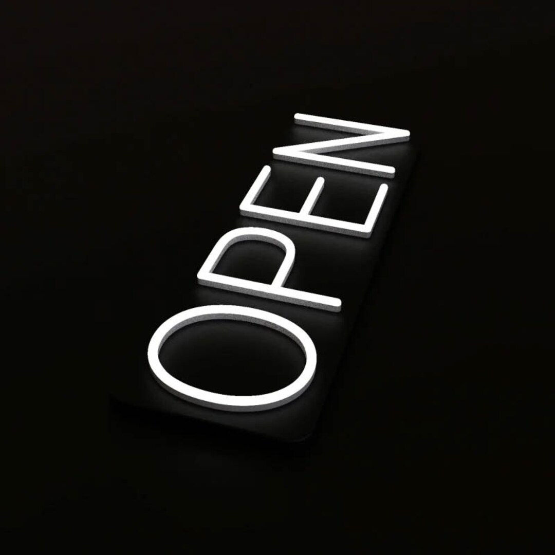 Neon Outdoor Open Sign: Bar Arrow Waterproof LED Neon for Businesses ...