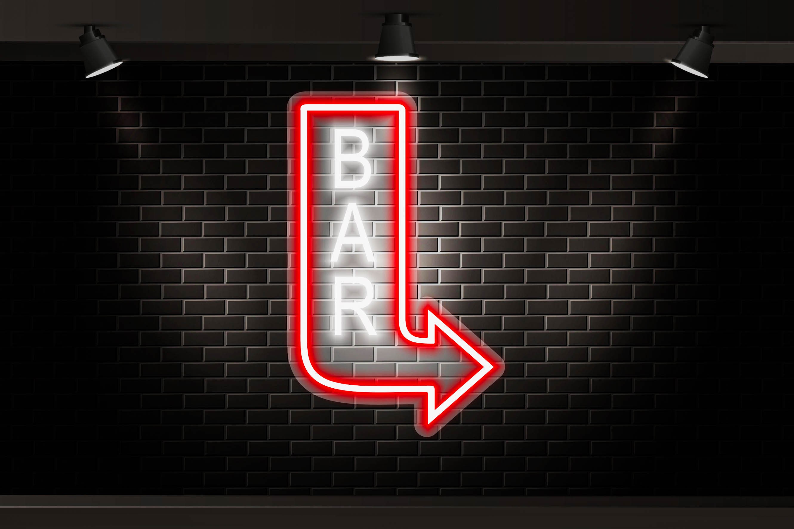 Neon Outdoor Bar Arrow Sign: Waterproof LED Neon for Businesses, Large ...