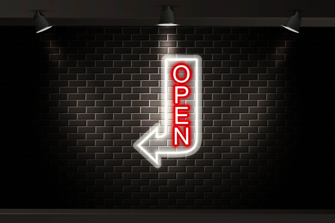 Neon Open Sign Outdoor Open Sign, Bar Open Sign Light up Open Sign ...