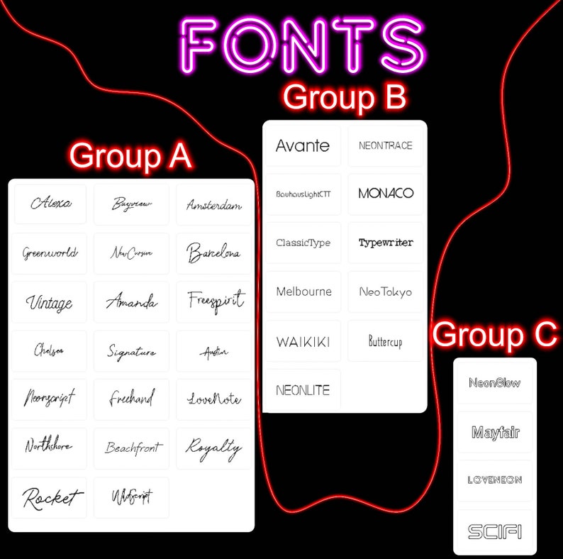 Custom Neon Sign | Neon Sign | Personalized Gifts | Wedding Signs ...