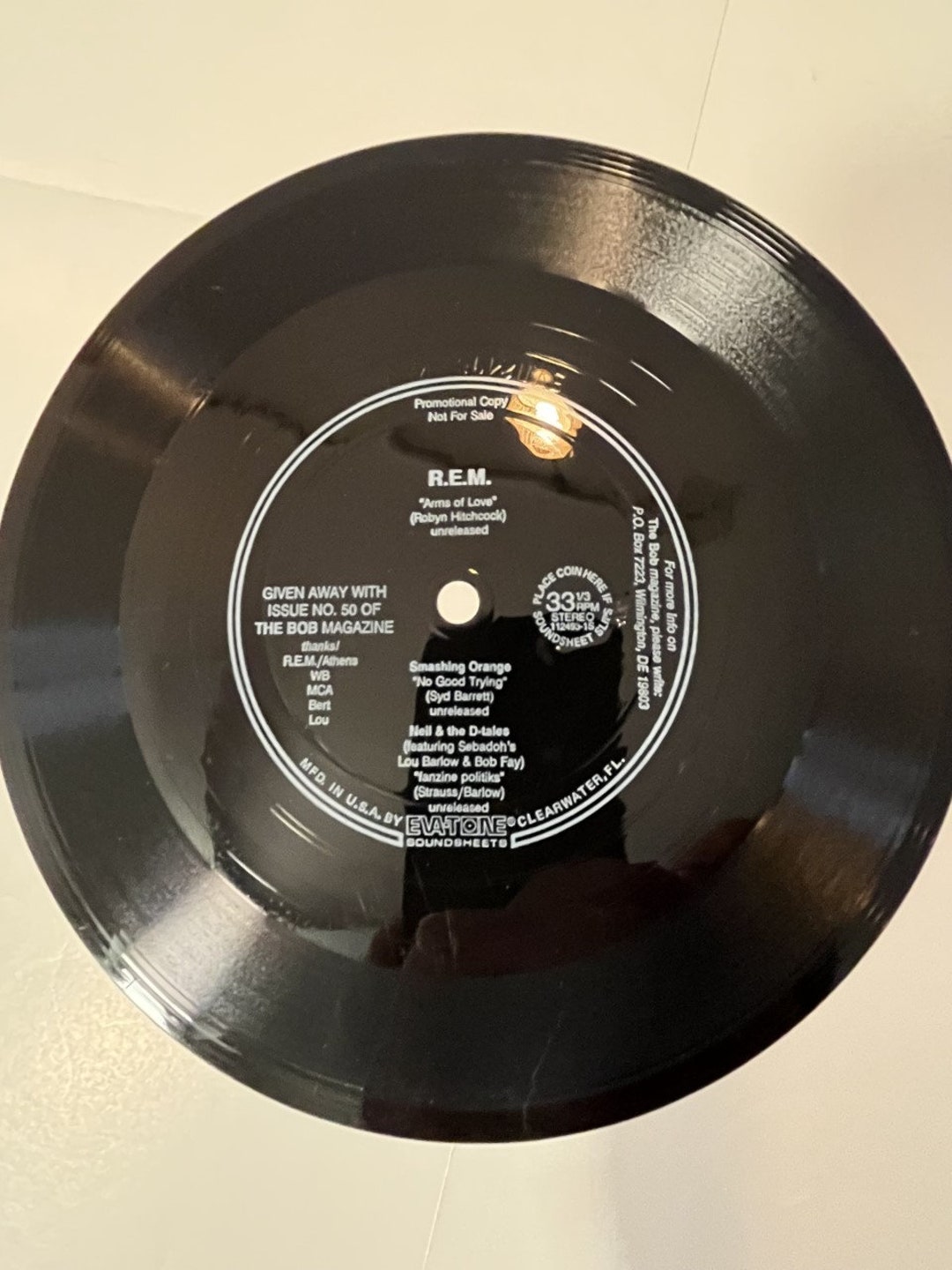 REM - Flexi Disc - Promo Only, Very Rare! - Etsy