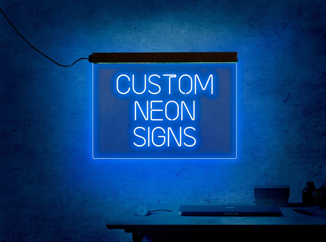 Neon Sign Personalizedneon Sign Custom Nameneon Sign Logo - Etsy