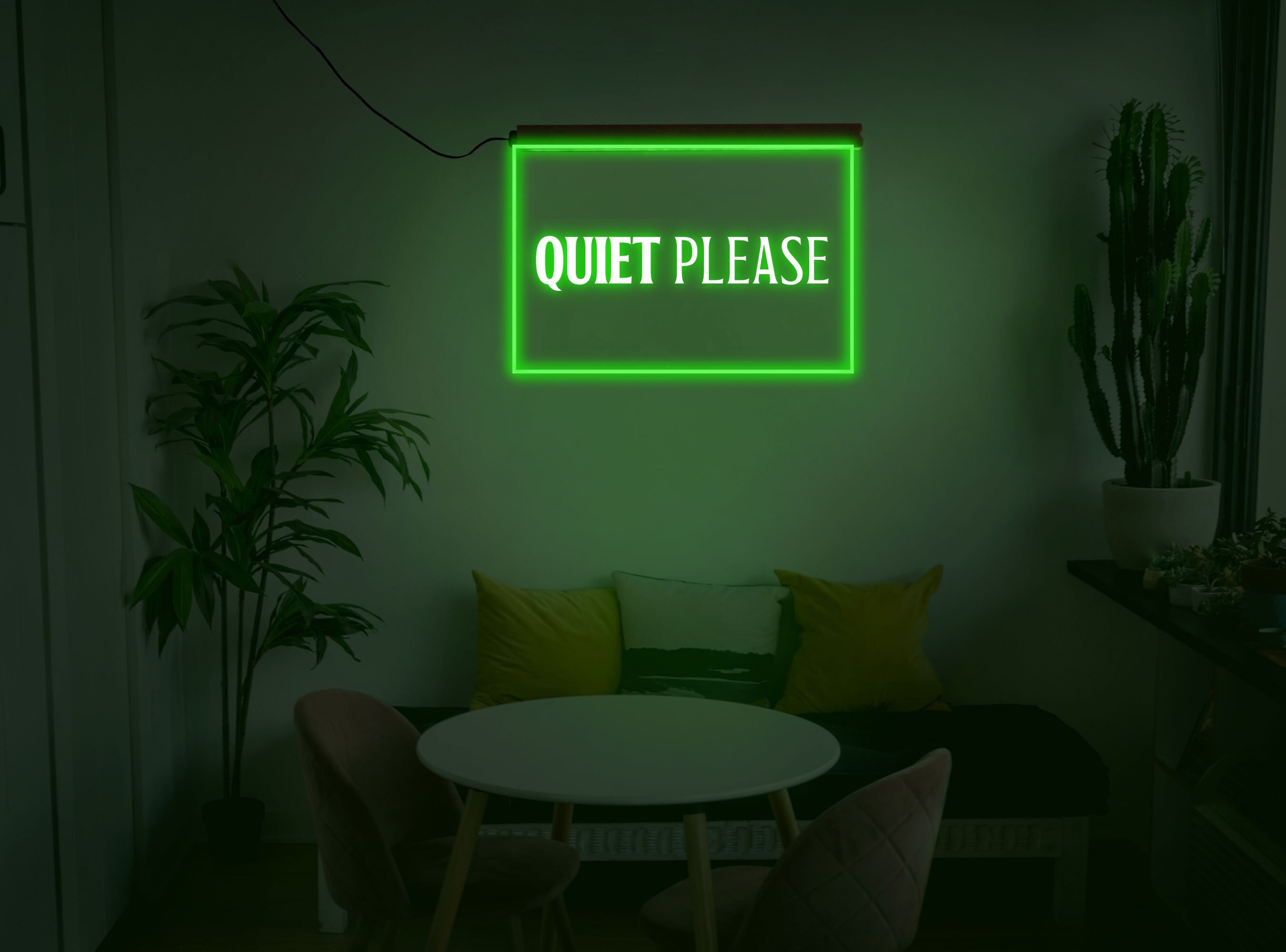 Quiet Please Neon Sign, Quiet Please Led Sign,quiet Please Neon Light ...