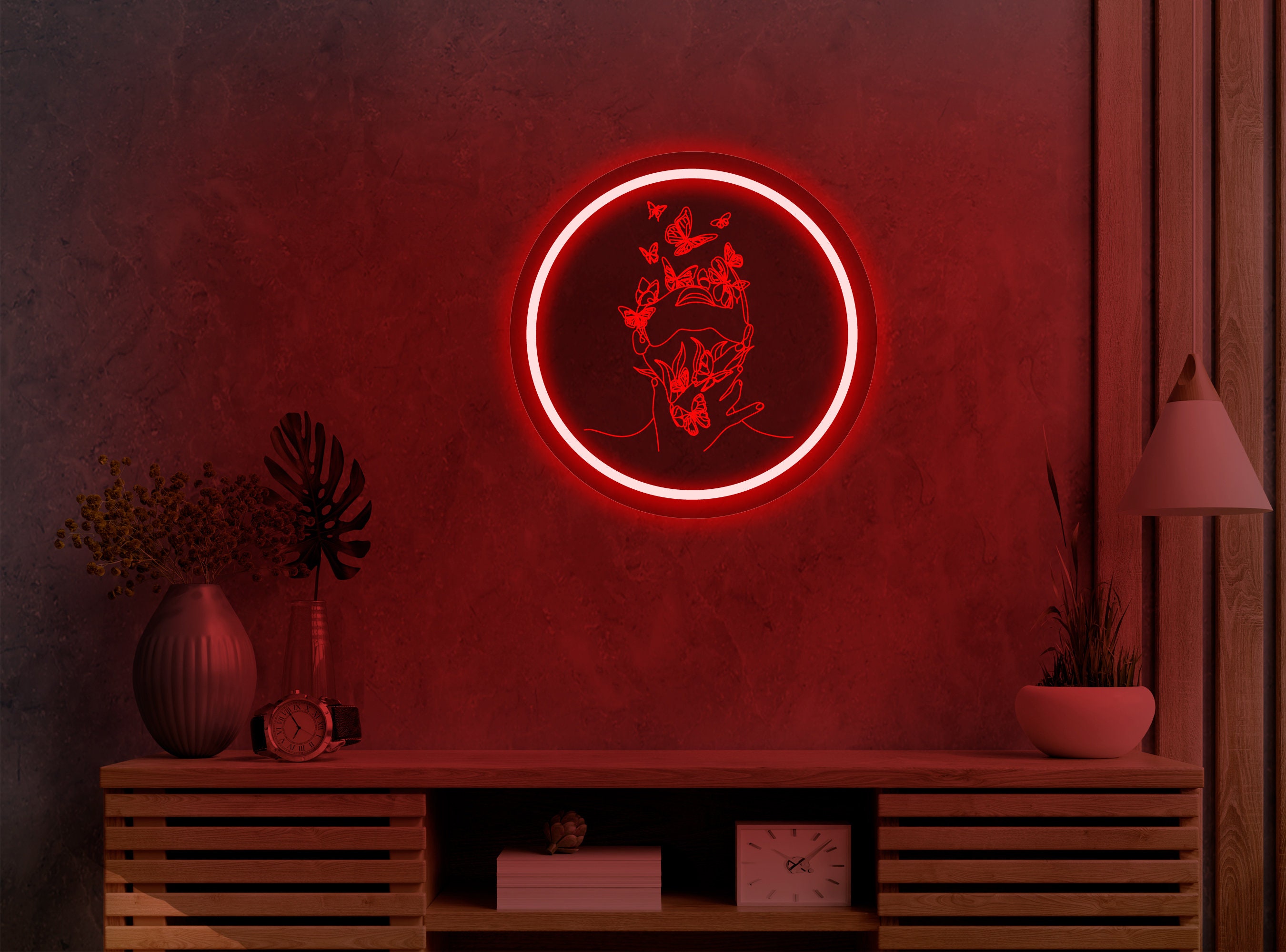 Woman Face Neon Sign Female Face Neon Sign Woman Line Art - Etsy