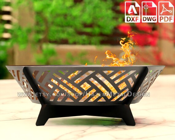 Cone Fire Pit Dxf Fire Ring Dxf Digital Product for Metal - Etsy Canada