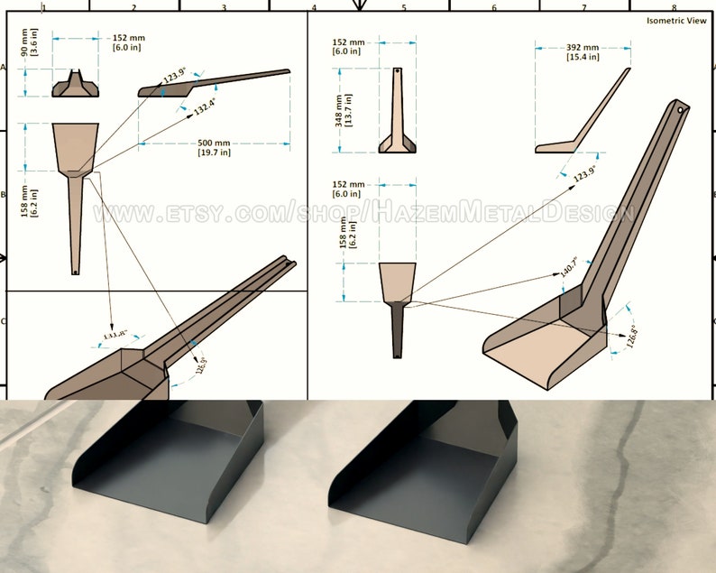 Ash Shovel Dxf, - Etsy