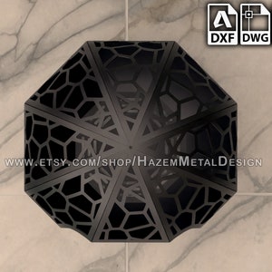 Sphere Fire Pit DXF, Octagon Ball Fire Bowl, Digital Product for Metal ...