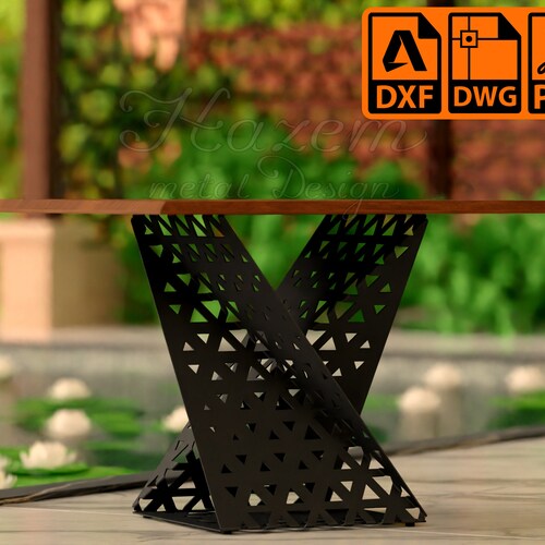 Table Leg 01 Dxf Eps Pdf Svg for Plasma Laser Cut Ready - Etsy