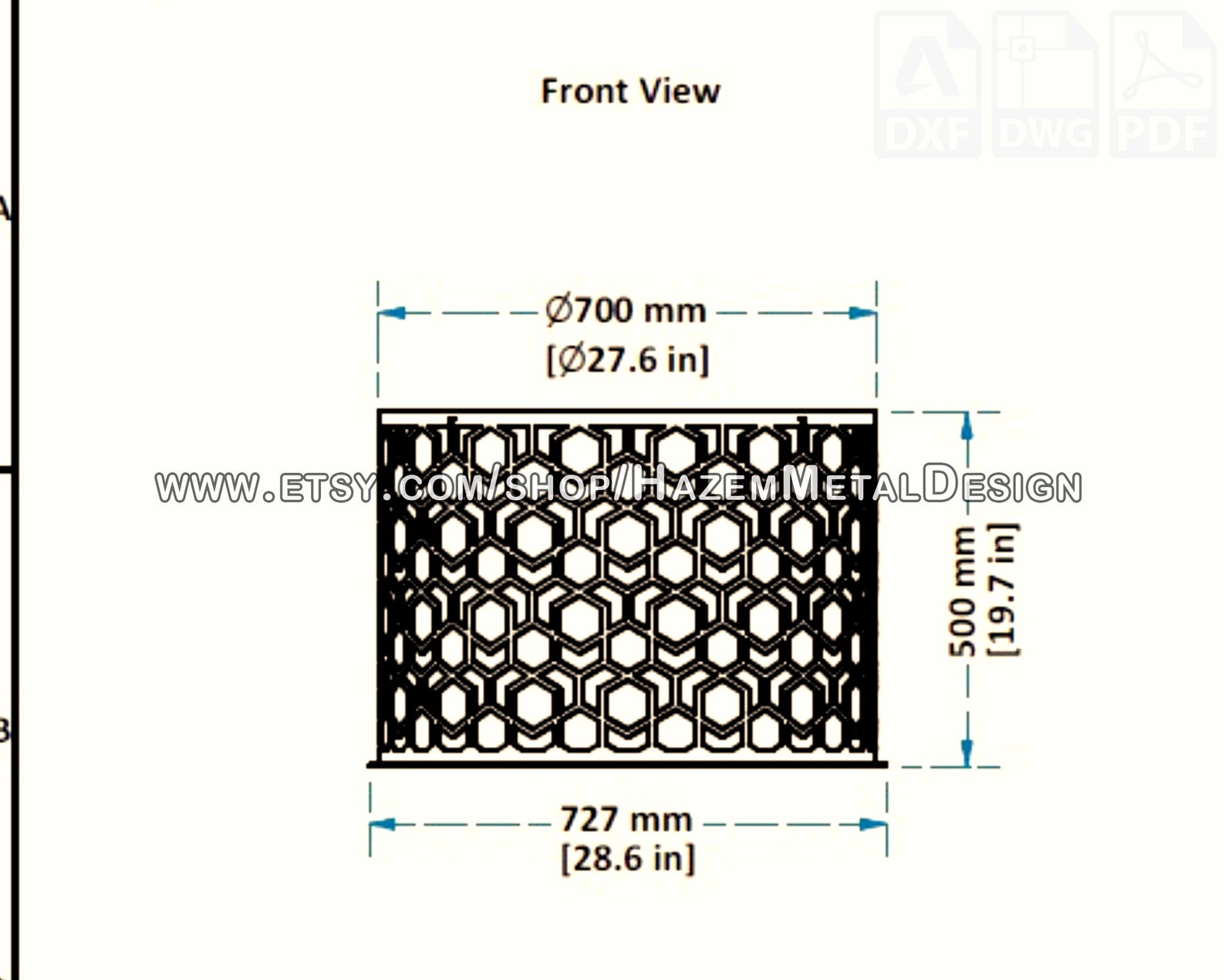 Coffee Table DXF Digital Product for Metal Fabricators Files - Etsy