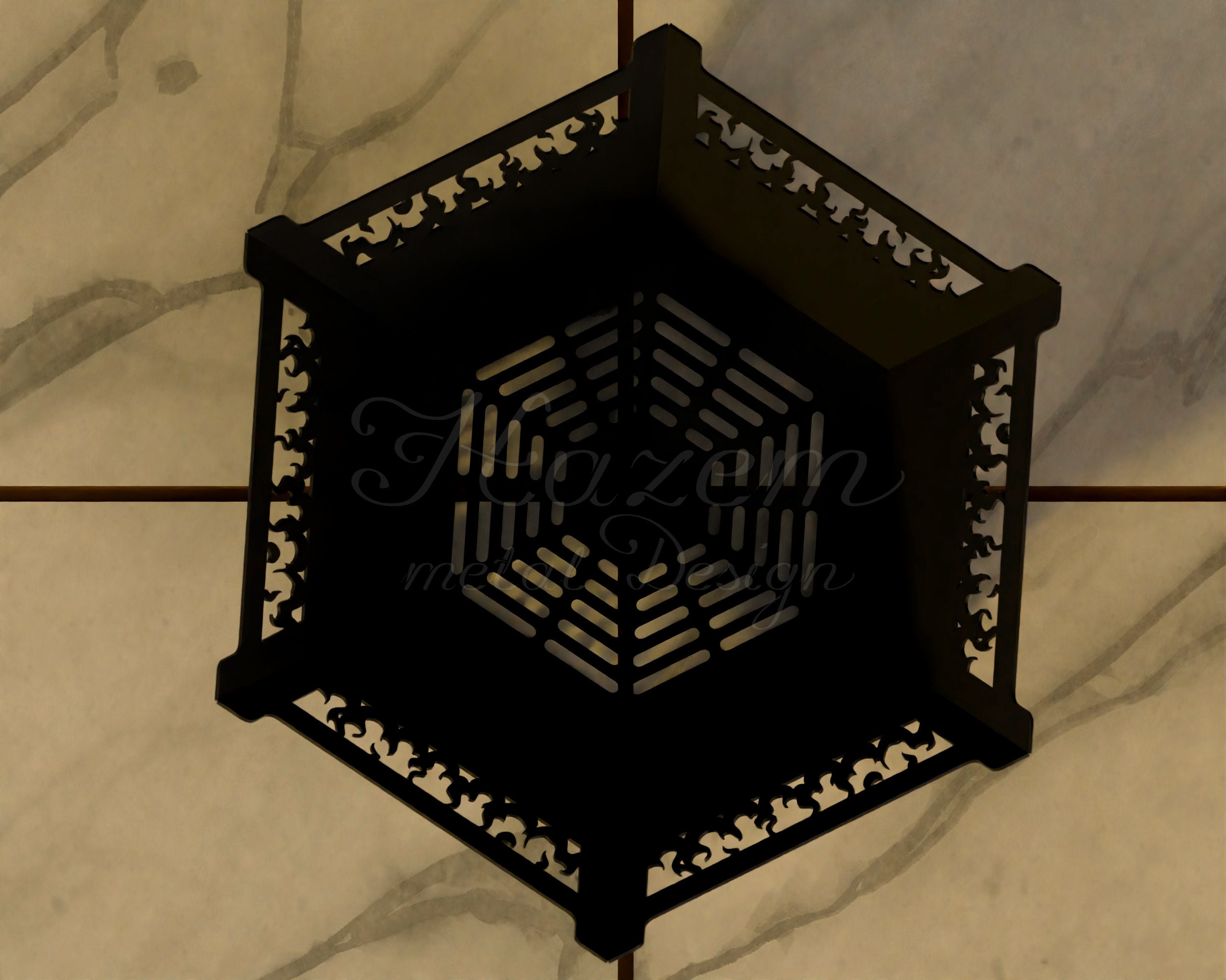 Hexagon Fire Pit DXF Digital Product for Metal Fabricators - Etsy