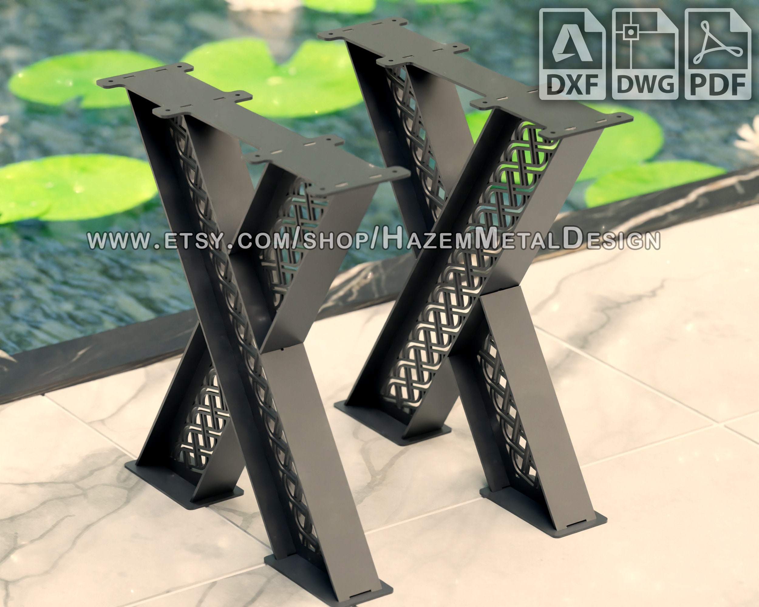 Table Legs X DXF Digital Product for Metal Fabricators Files - Etsy ...