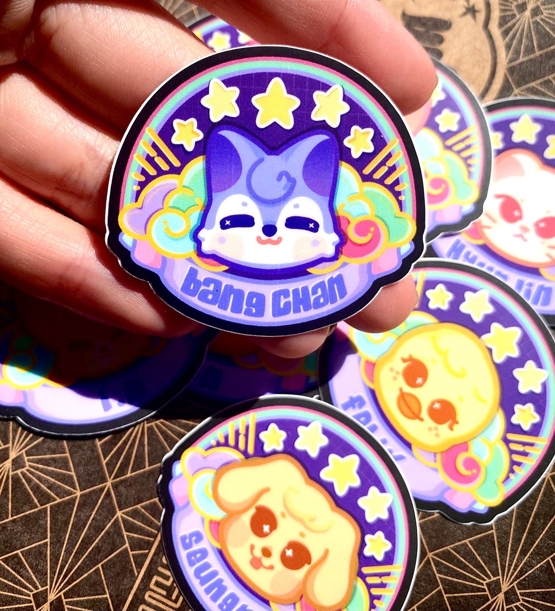 Stray Kids Skzoo Five Star Bias Sticker - Etsy