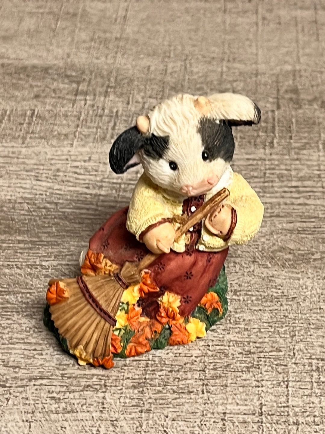 Mary Moo Moos by Enesco 1996 November Moo Autumn Be in - Etsy