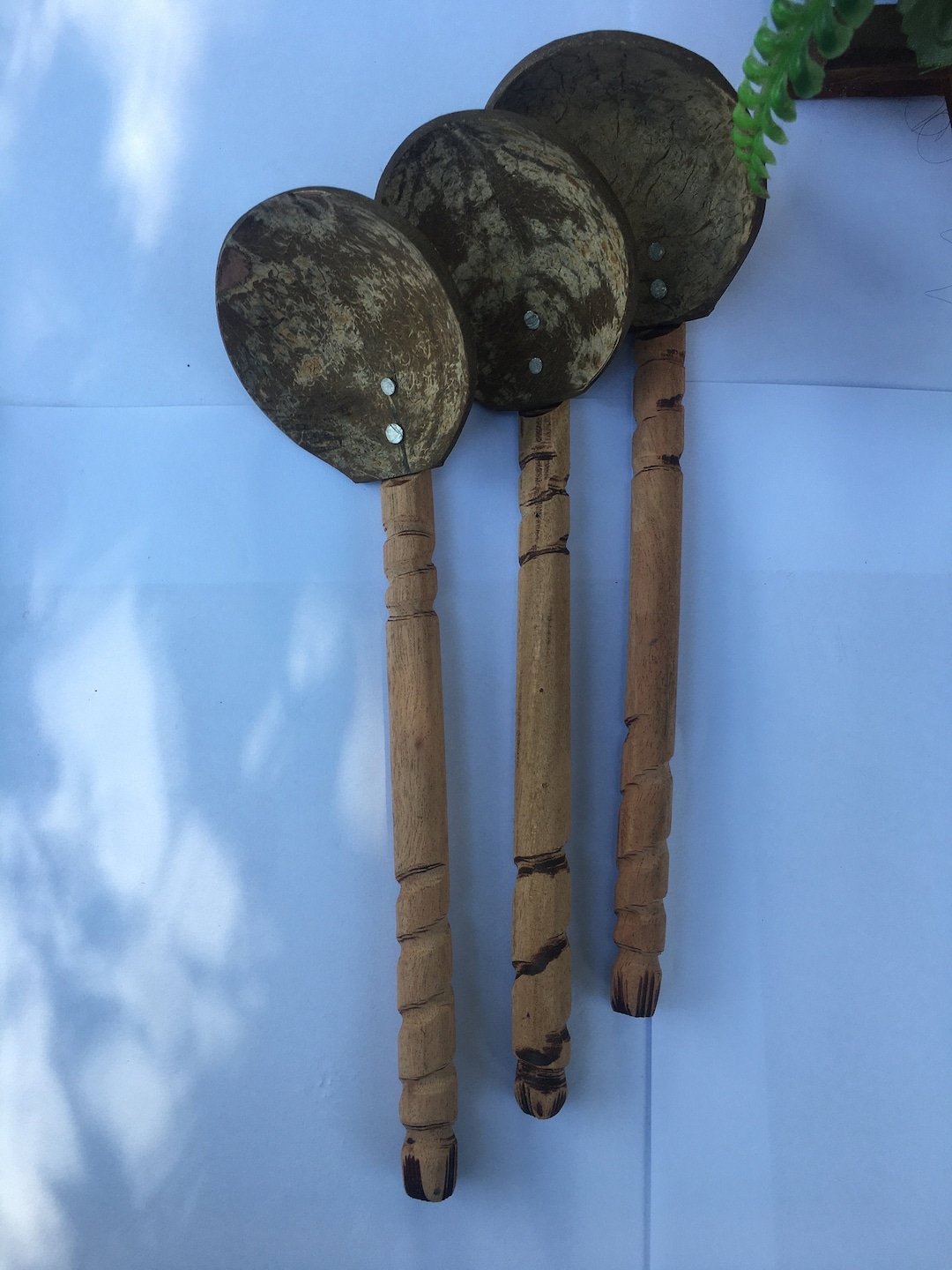 Ceylon Natural Coconut Shell Spoon Handmade Spoon Kitchen - Etsy