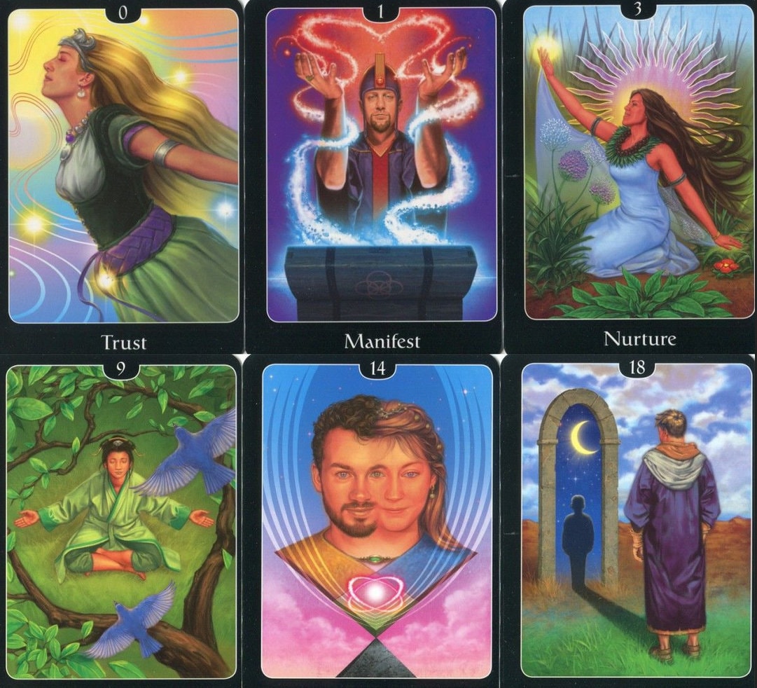 The Psychic Tarot Oracle Deck 78 Cards Set Tarot Cards Tarot Etsy