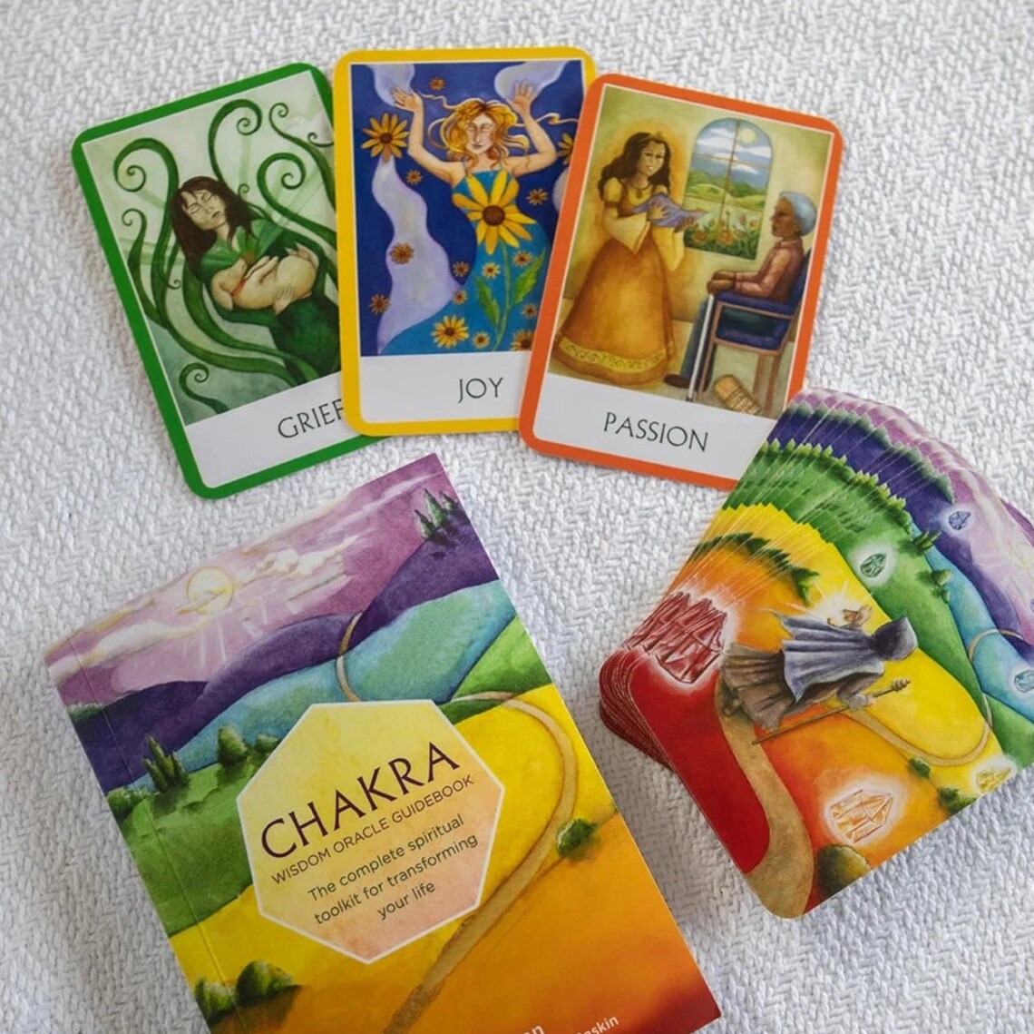 Chakra Wisdom Oracle Cards Tarot Deck 49 Cards/set Tarot | Etsy