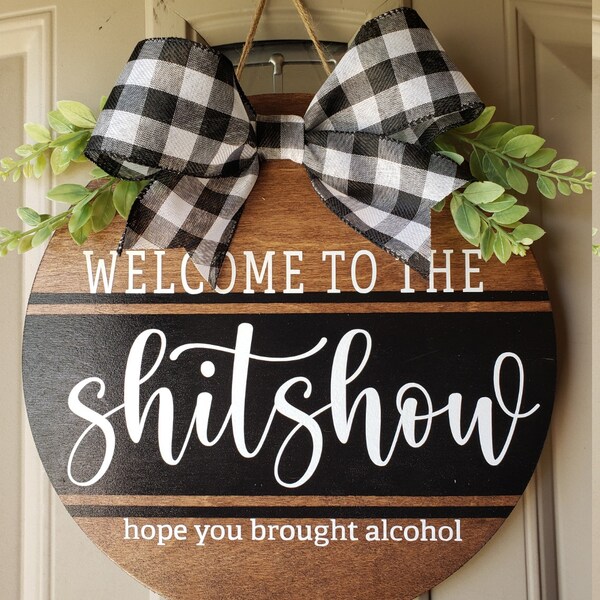 Funny Welcome Sign - Etsy
