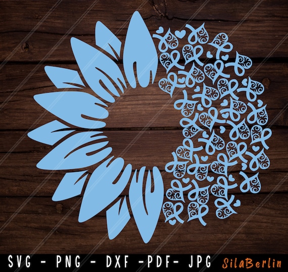Sunflower Prostate Cancer SVG Prostate Cancer Svg Cancer | Etsy