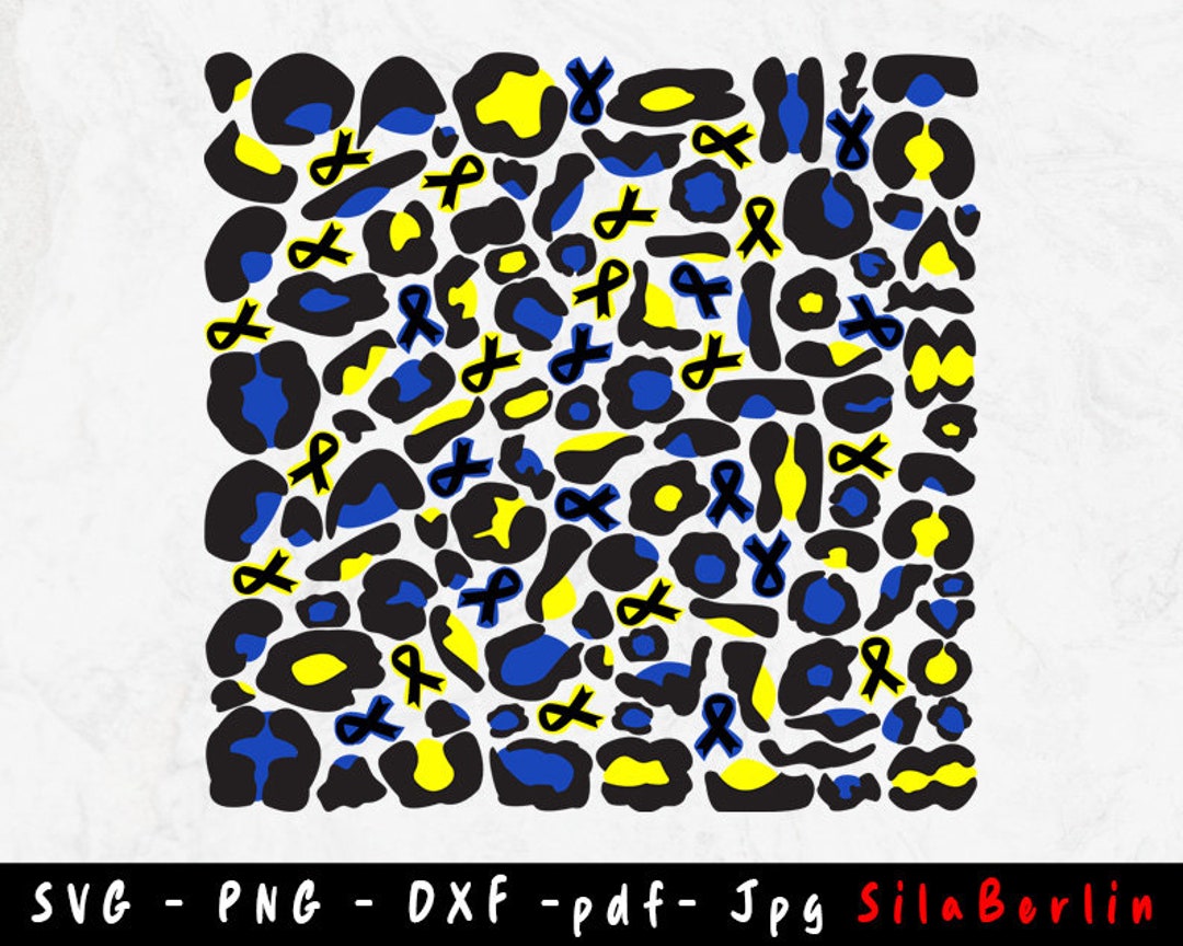 Leopard Down Syndrome SVG, Down Syndrome Svg, Down Syndrome Awareness ...