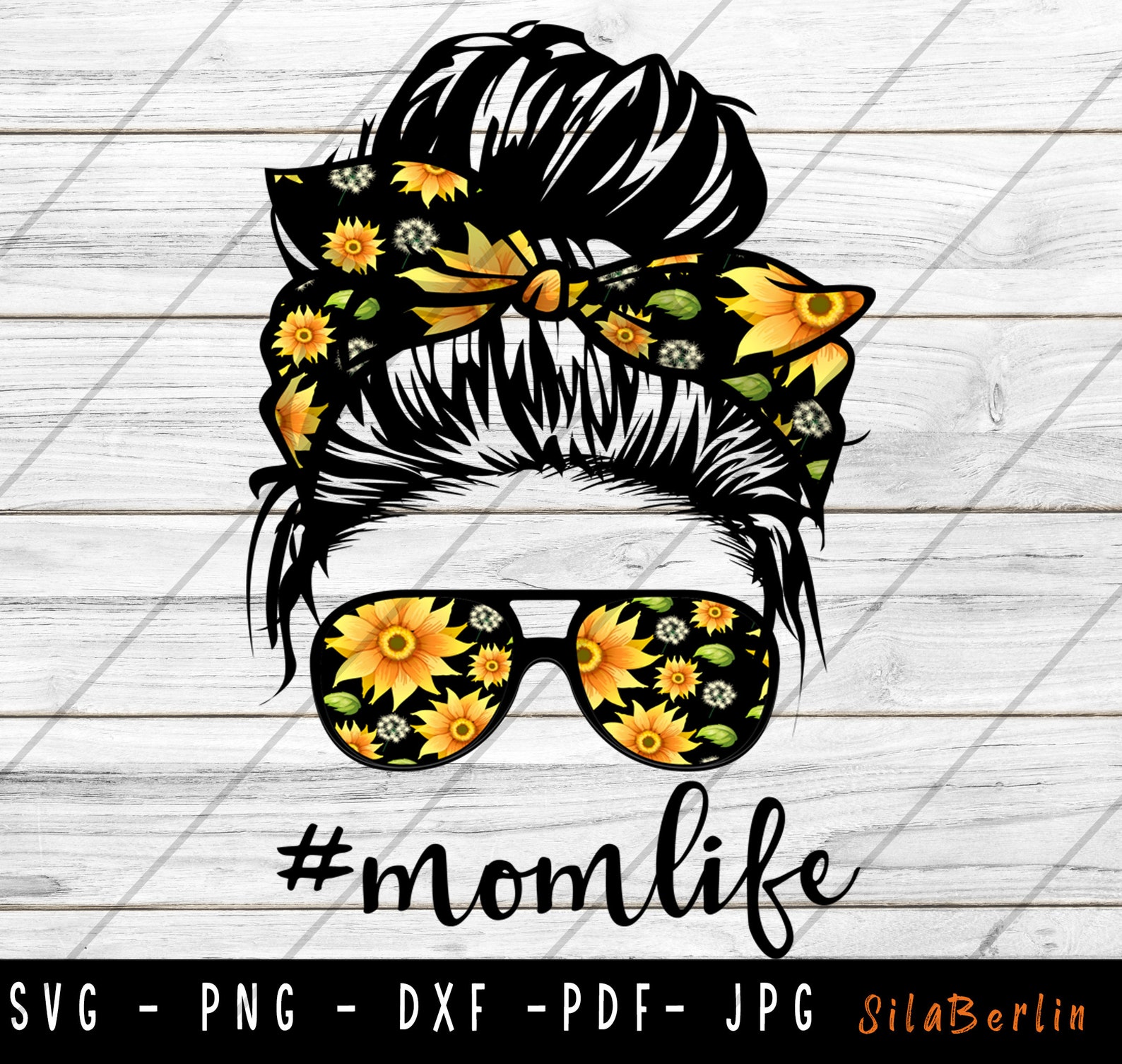 Sunflowers Mom Life SVG Mom Skull Svg Mom Life Sunflower - Etsy Finland
