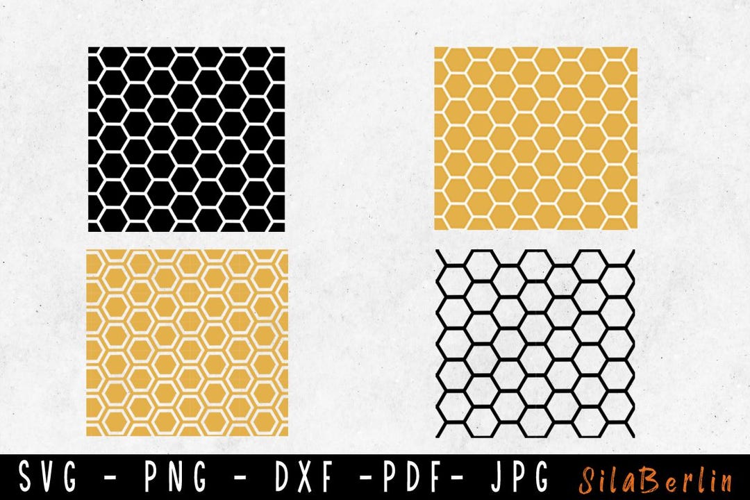 Honeycomb SVG, Seamless Honeycomb Pattern Svg Hexagon Geometric Svg ...