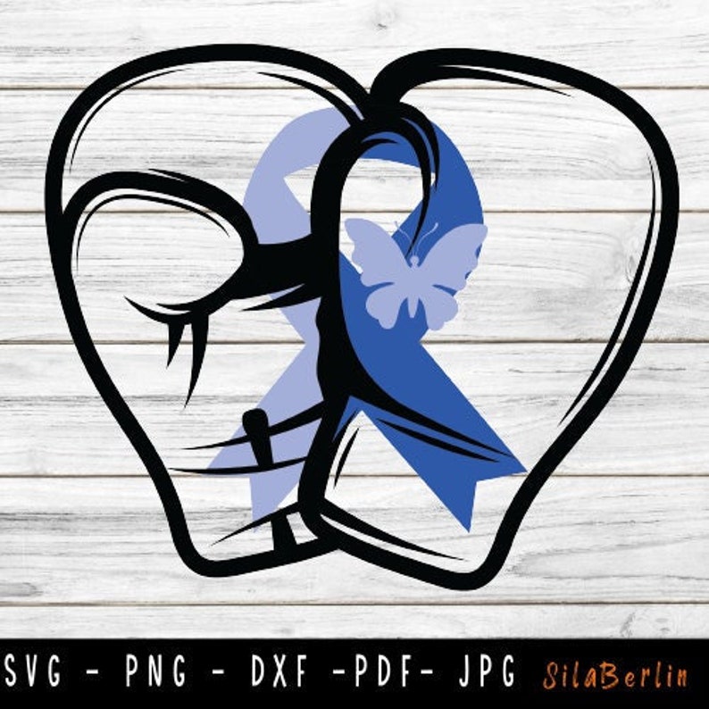 Ankylosing Spondylitis Svg, Awareness Ribbon Svg, Ankylosing ...
