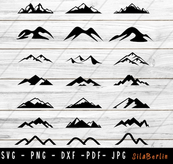 Berg Svg Bundle Berg Svg Berg SVG Bundle Berg Clipart - Etsy Schweiz