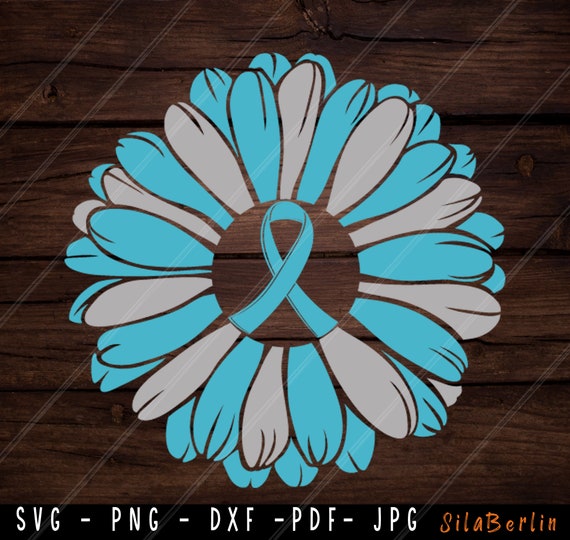 Sunflower Cervical Cancer SVG Cervical Cancer Svg Cancer | Etsy