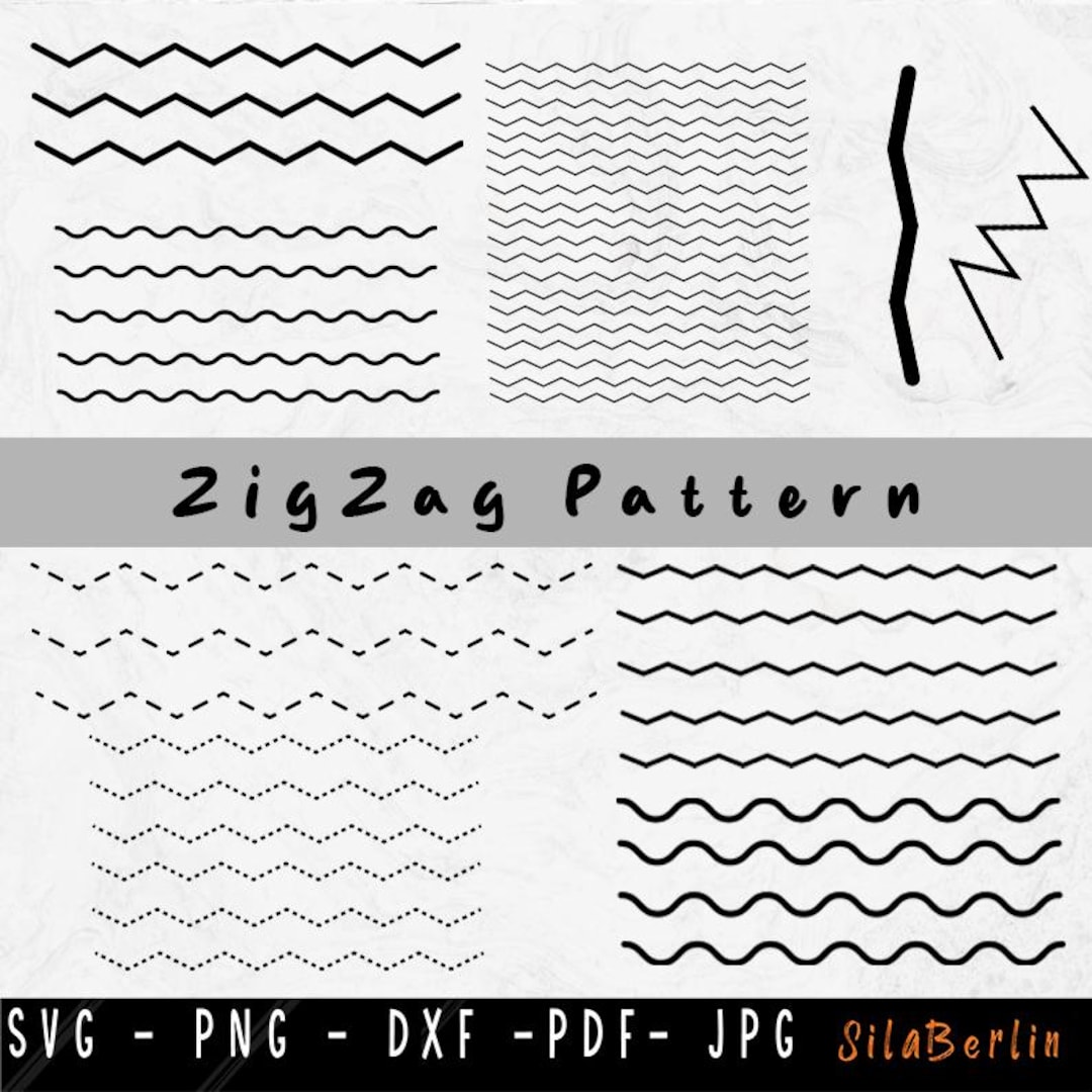 Zigzag Pattern Svg Bundle, Geometric Shapes SVG, Zigzag Line Svg, Geometric Pattern Svg, Zigzag ...